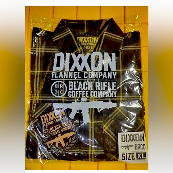 DIXXON | Shirts | Dixxon Mens Brcc Black Rifle Coffee Company Flannel New In Bag | Poshmark